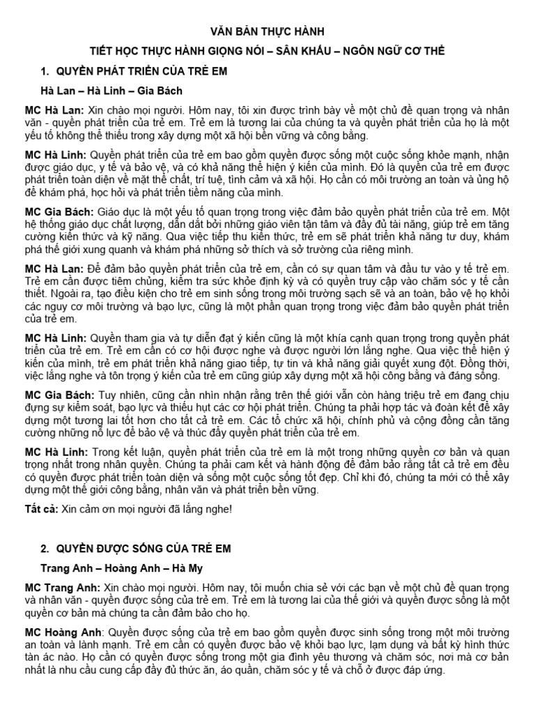 TTV - Văn B N TH C Hành 1 | PDF