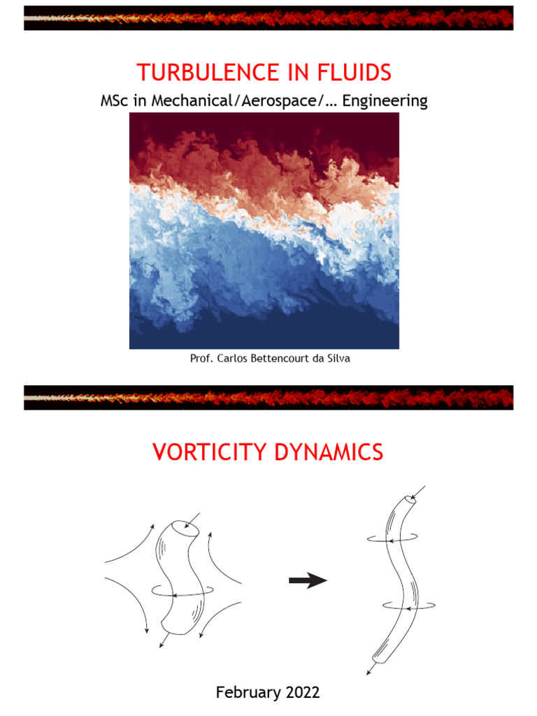 Aula2 Turb in Fluids Vorticity | PDF | Vortices | Turbulence