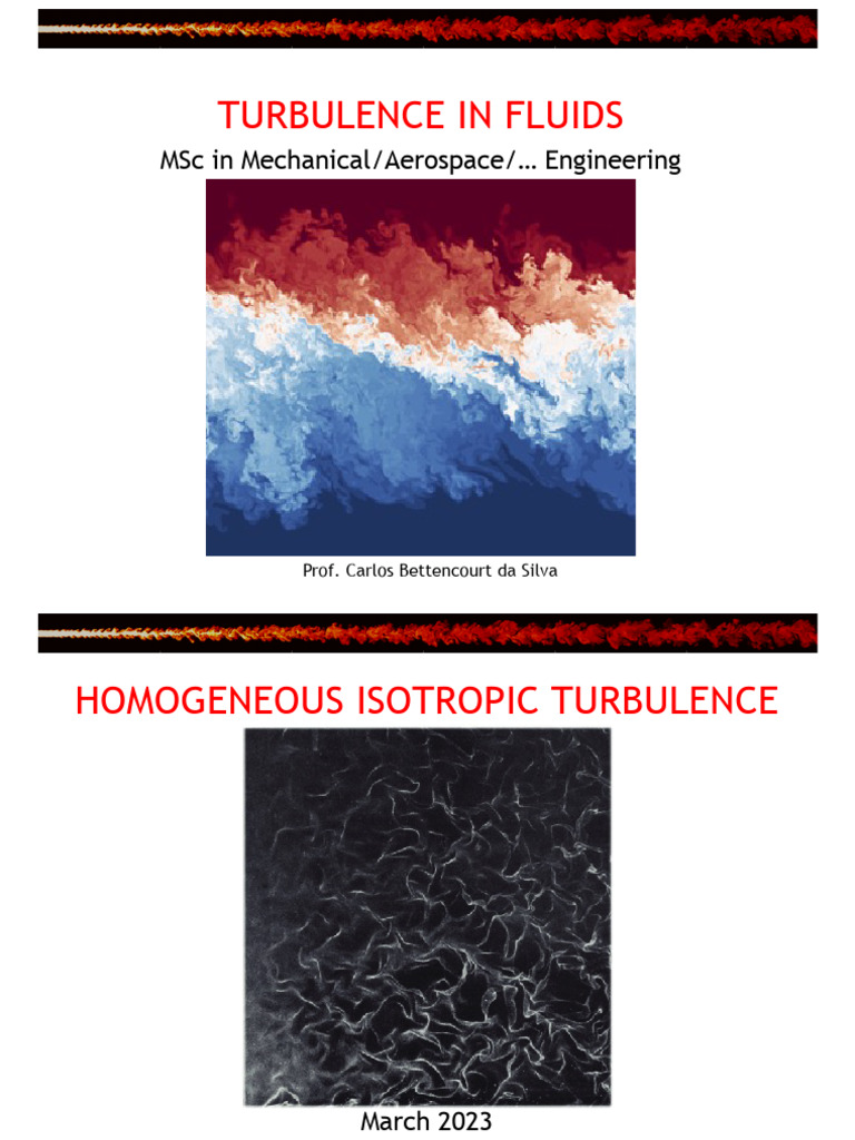 Aula8 Turb in Fluids Isotropic Turbulence | Download Free PDF | Turbulence | Mechanical Engineering
