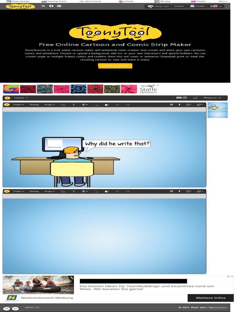 Free Online Cartoon and Comic Strip Maker | PDF