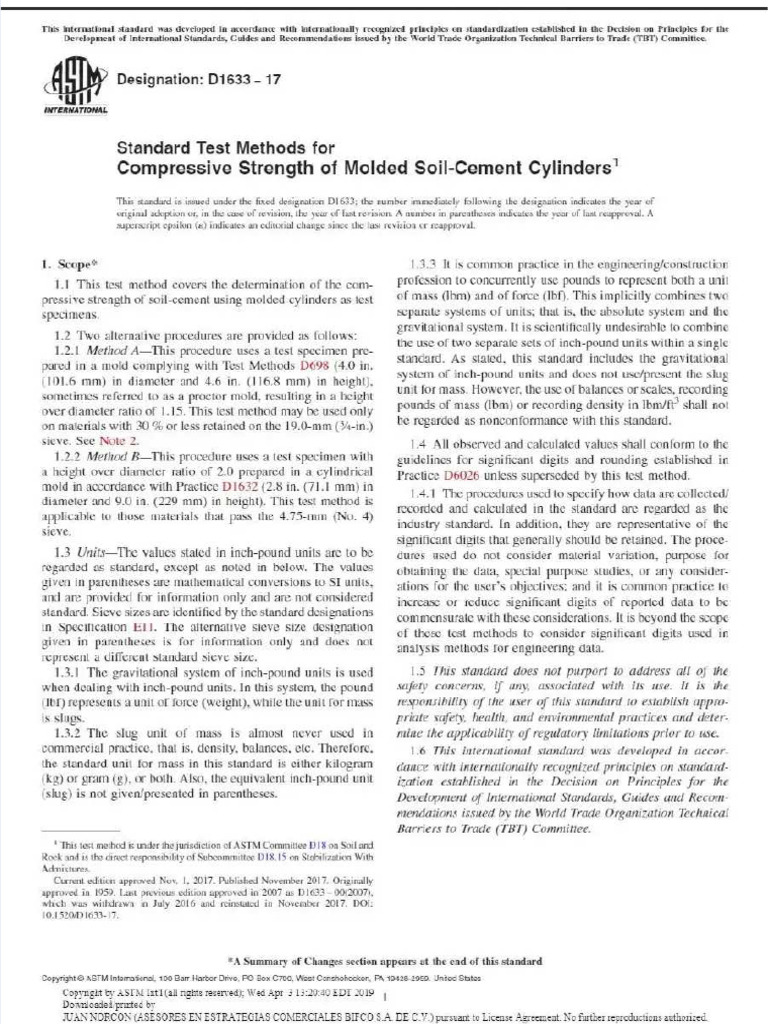 Astm d1633 17 PDF | PDF | Intellectual Property Law | Intellectual Works