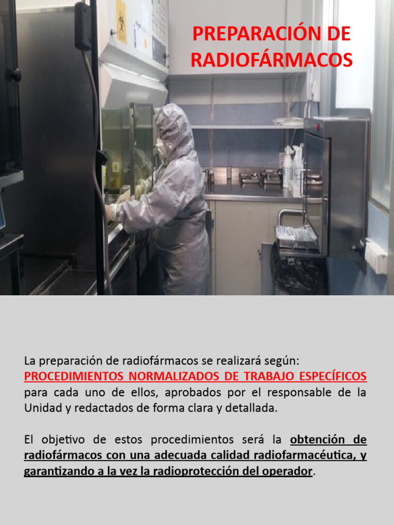 Preparacion de Radiofarmacos | PDF | Medicamentos con receta | Medicina