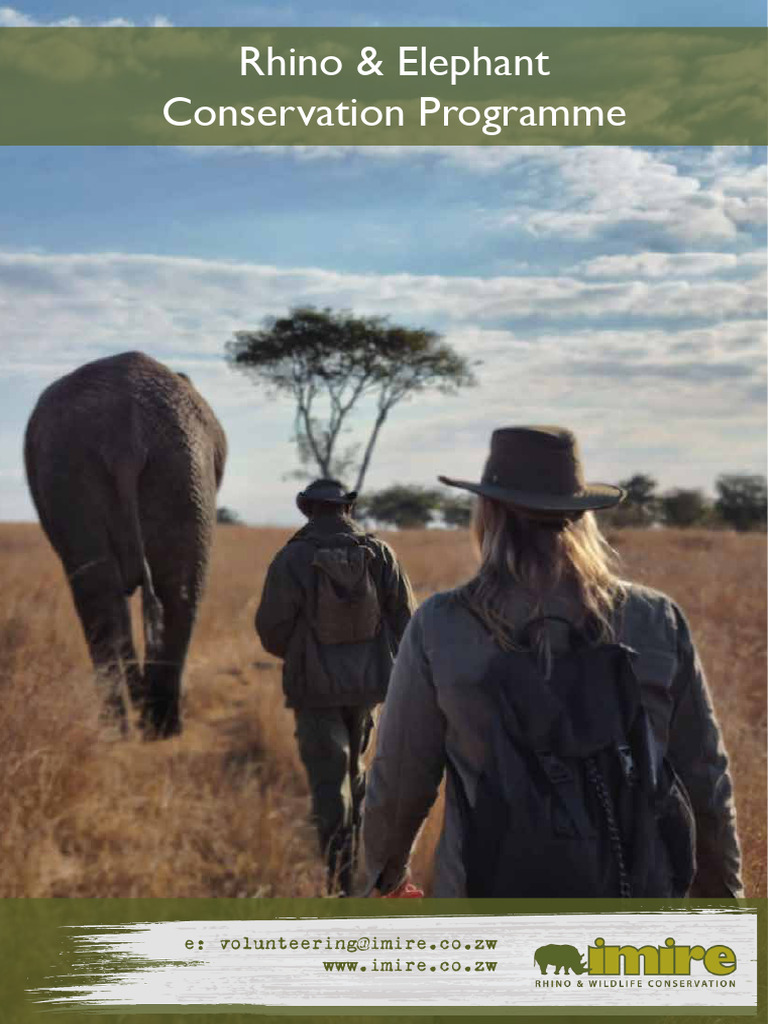 Imire Rhino Conservation Brochure 2022 | PDF | Elephant | Rhinoceros