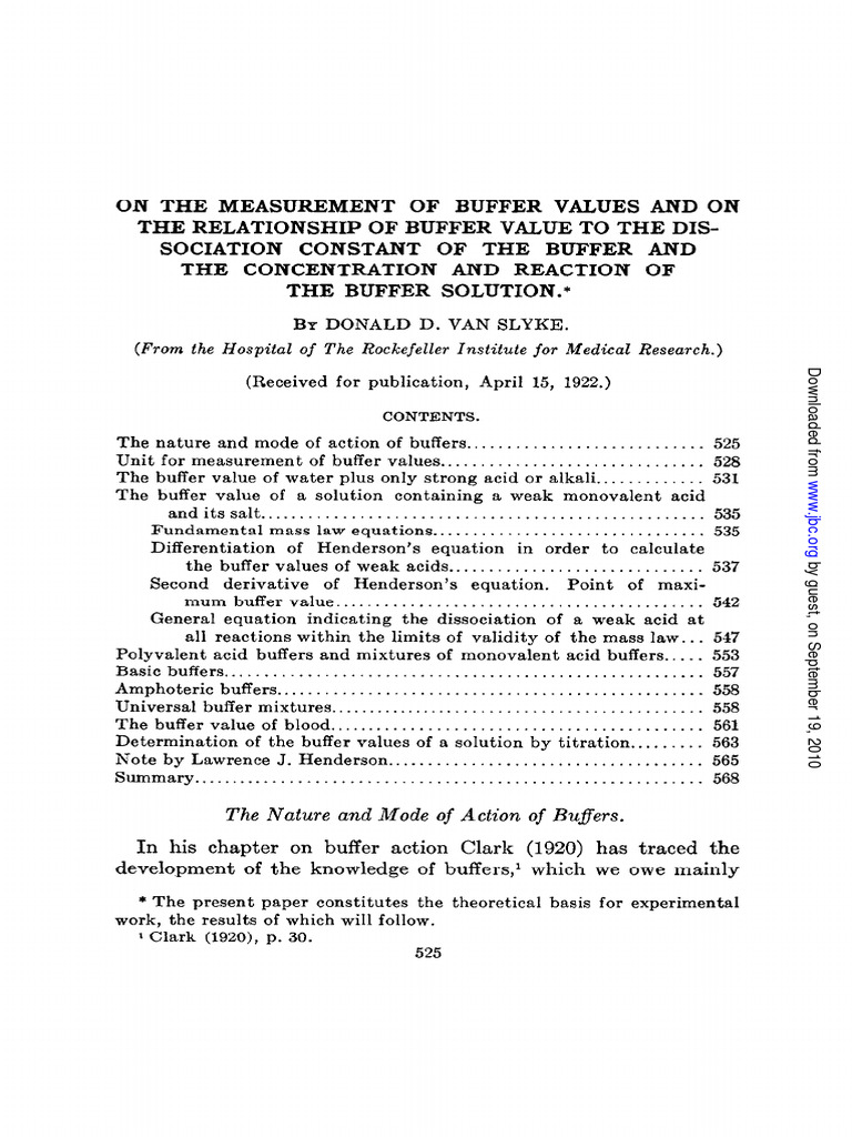 By From Pdf Buffer Solution Acid