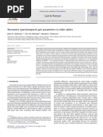 Gait Speed Norms for Ambulation Types | PDF