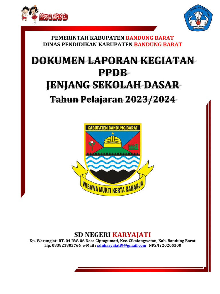 Laporan PPDB 2023-2024 | PDF