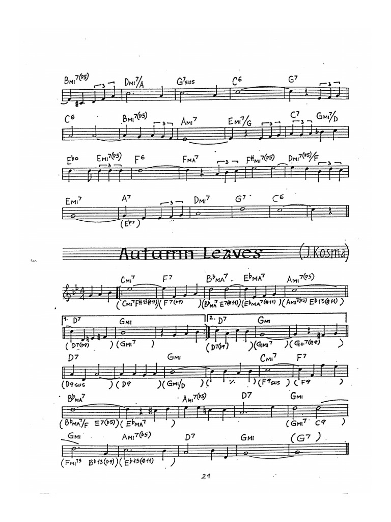 Autumn Leaves | PDF