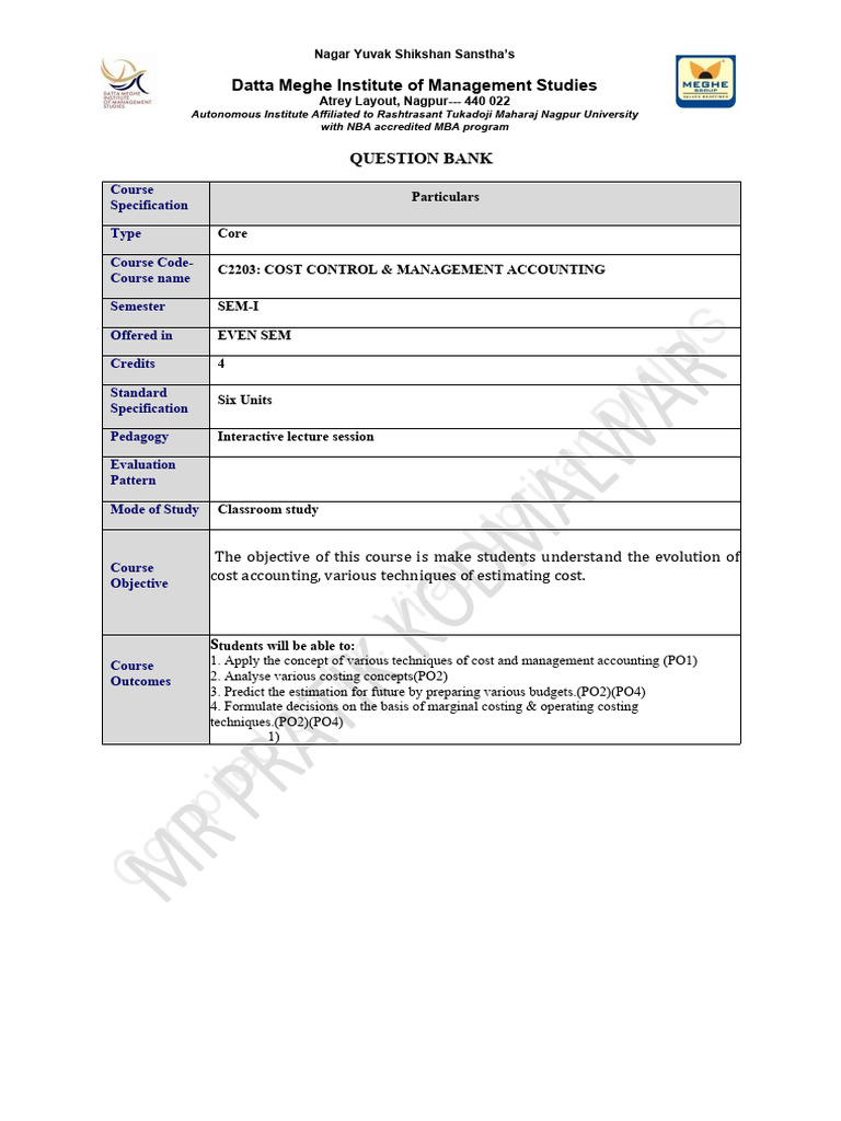CCMA | PDF | Cost | Piece Work