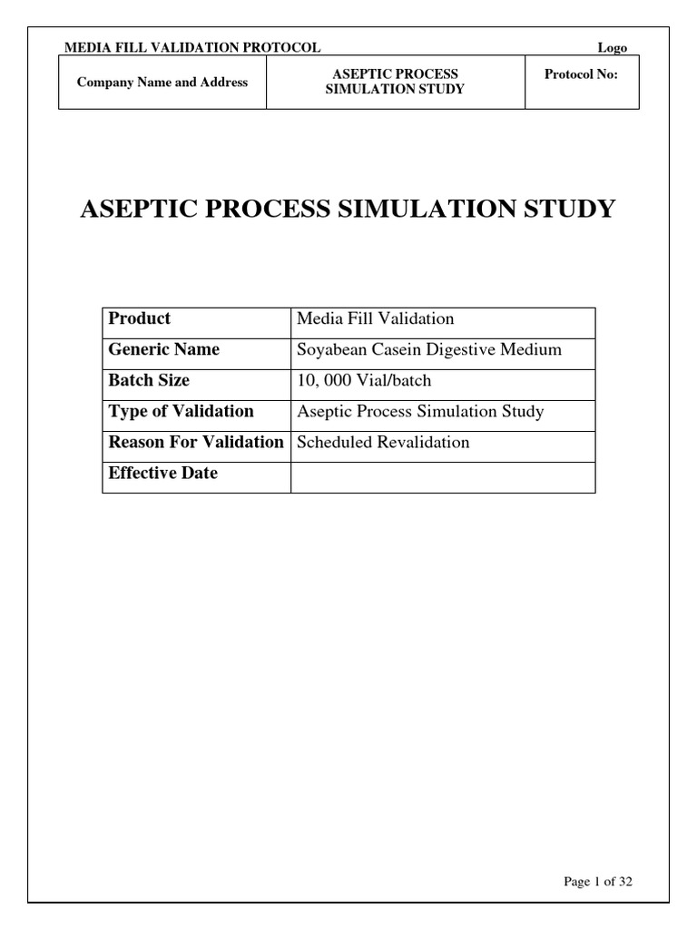 Aseptic Process Simulation - Media Fill | Download Free PDF | Verification And Validation ...