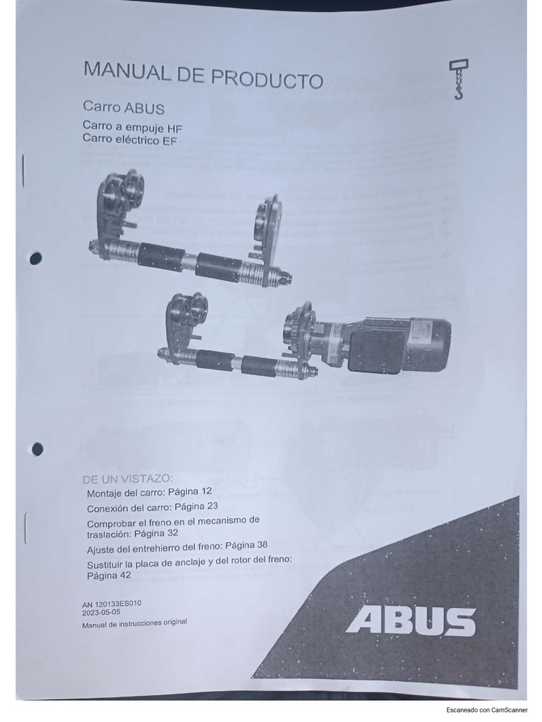 Manual Carro Tecle Abus | PDF