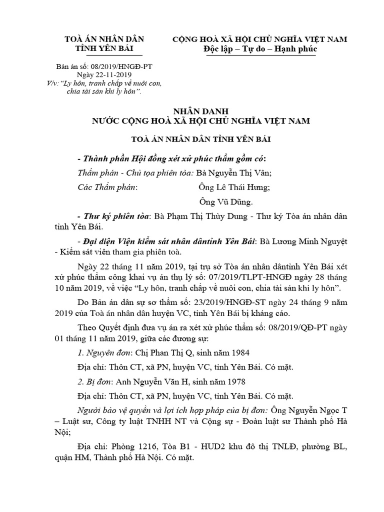 08 - 2019 - HNGĐ-PT - Yen Bai - Bu I 5 | PDF