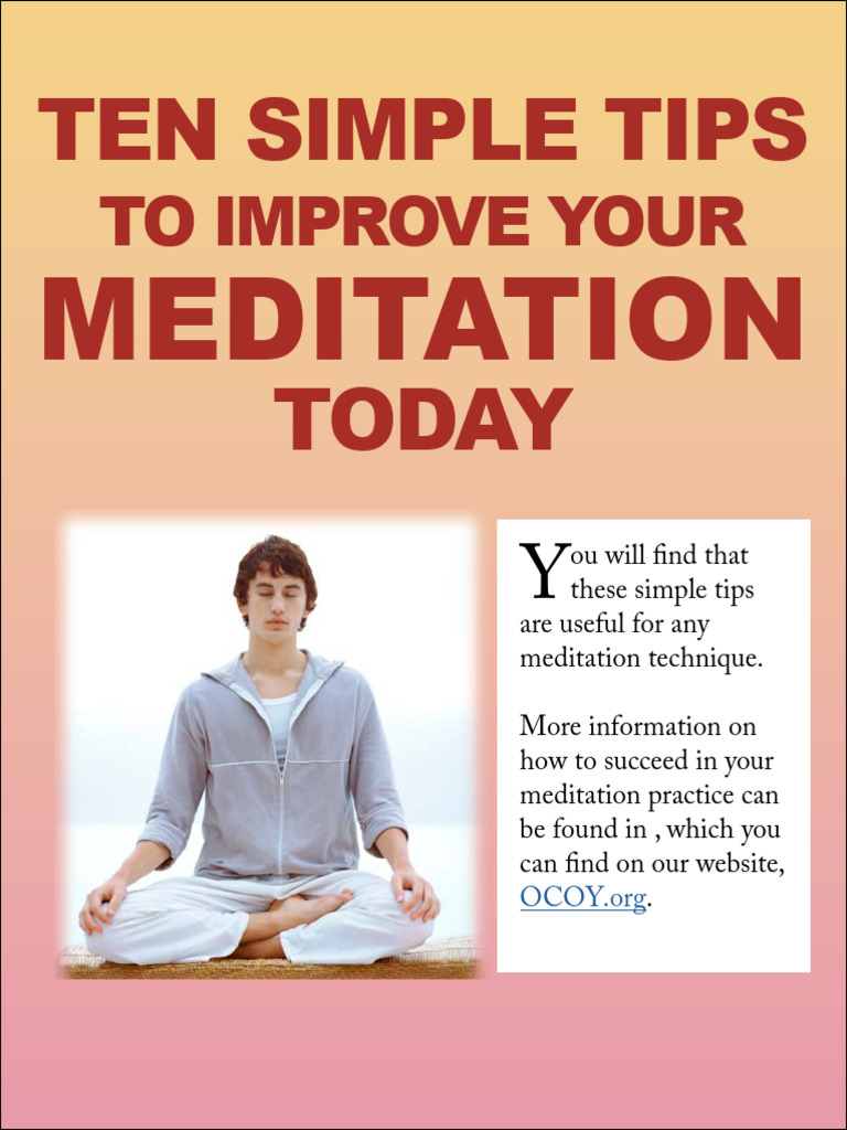 Ten Tips Soham | PDF | Meditation | Relaxation (Psychology)