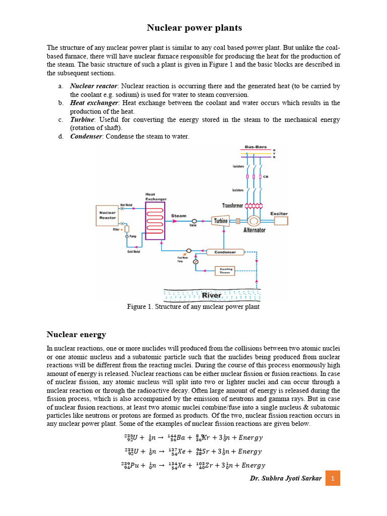 Nuclear Power Plants | Download Free PDF | Nuclear Physics | Nuclear Fuel