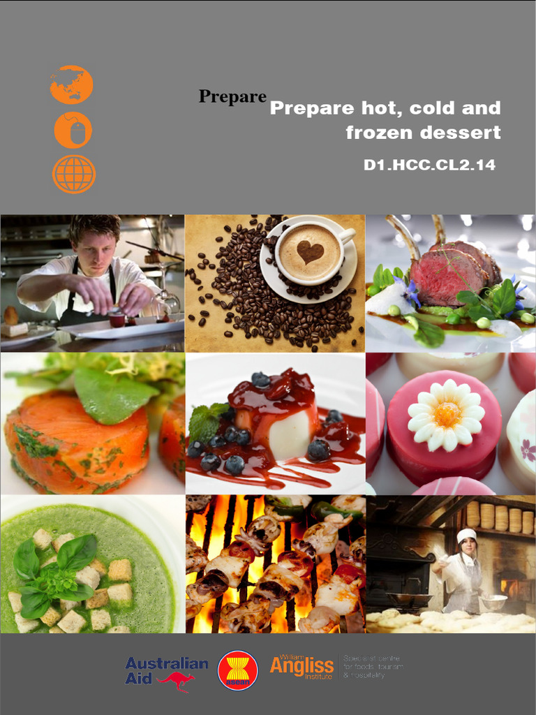 TM Prepare Hot Cold & Frozen Desert Dishes FN 090114 | PDF | Desserts ...