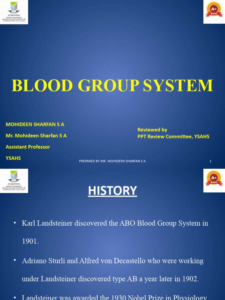 Blood Group System | PDF | Blood Type | Pathology