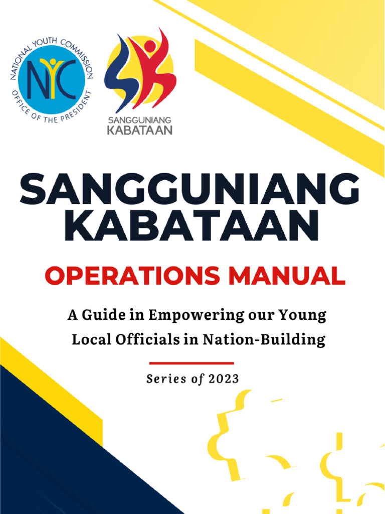 SK Operations Manual 2023 Guide | PDF | Governance | Government