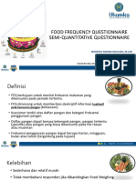Metode FFQ dalam Penilaian Gizi | PDF | Sains & Matematika