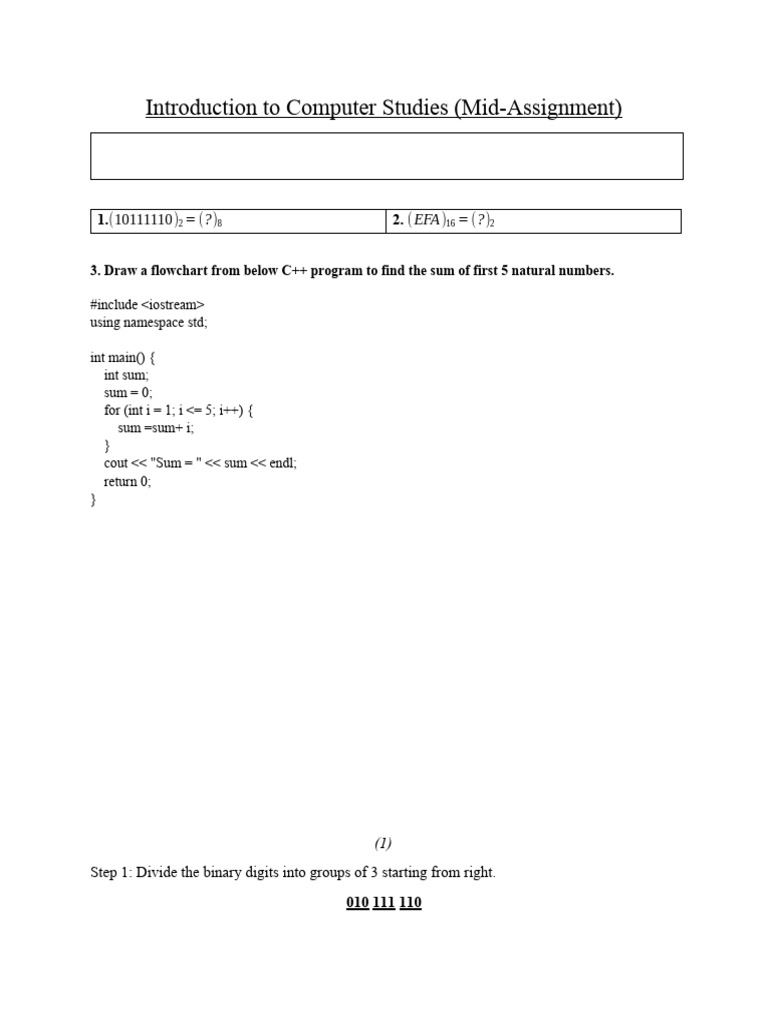 ICS Mid Assignment IP | PDF