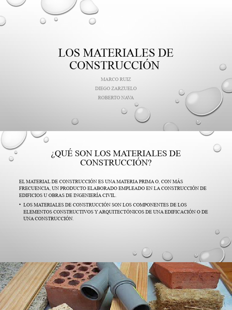 Materiales de Construcción: Tipos y Propiedades | PDF