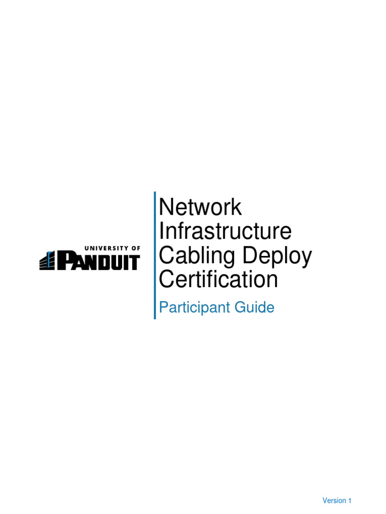 Panduit | PDF | Computer Network | Optical Fiber