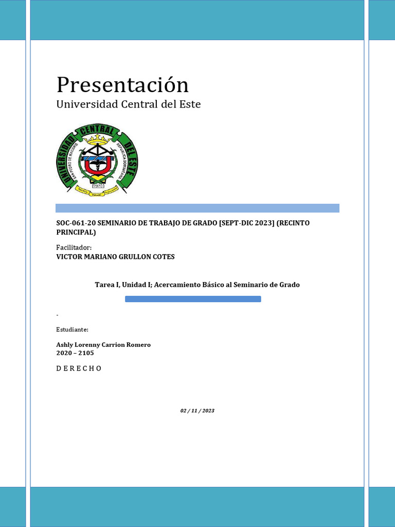 Tarea 1, Unidad 1. STG | PDF | Conocimiento | Toma de decisiones