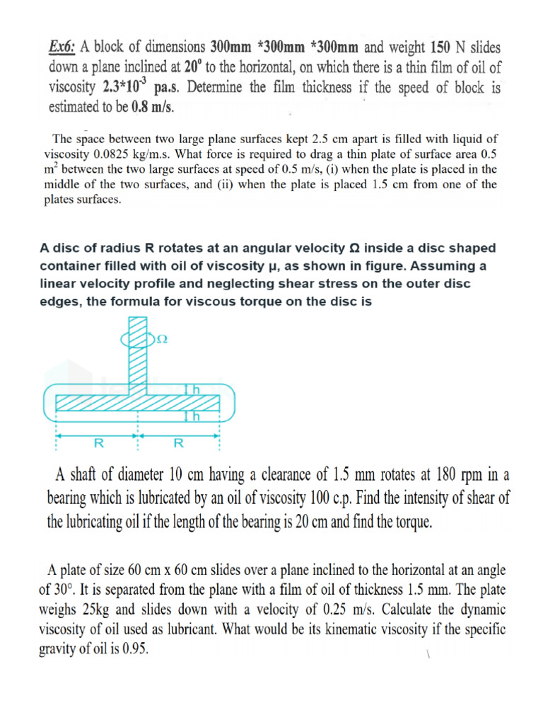 fluid questions | PDF
