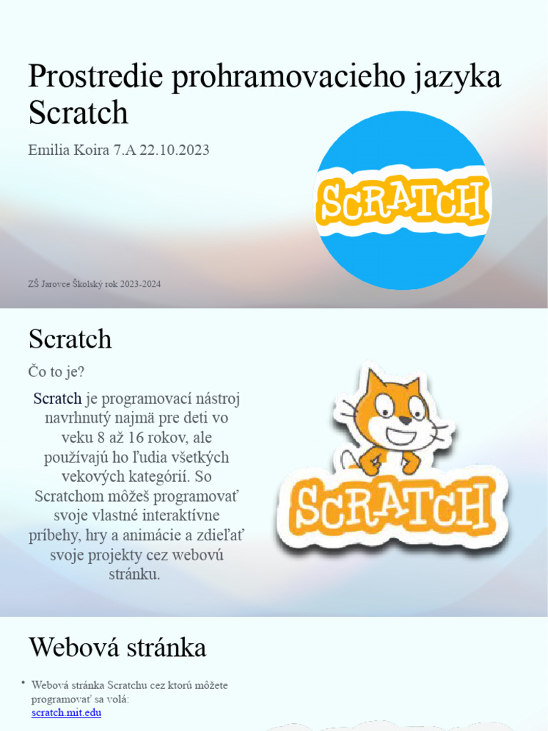 Scratch Projekt Emilia 2 | PDF