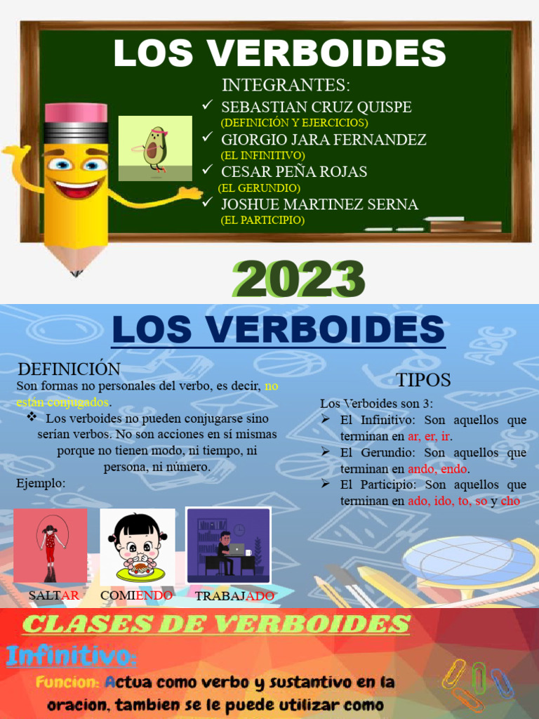Definición y Tipos de Verboides | PDF