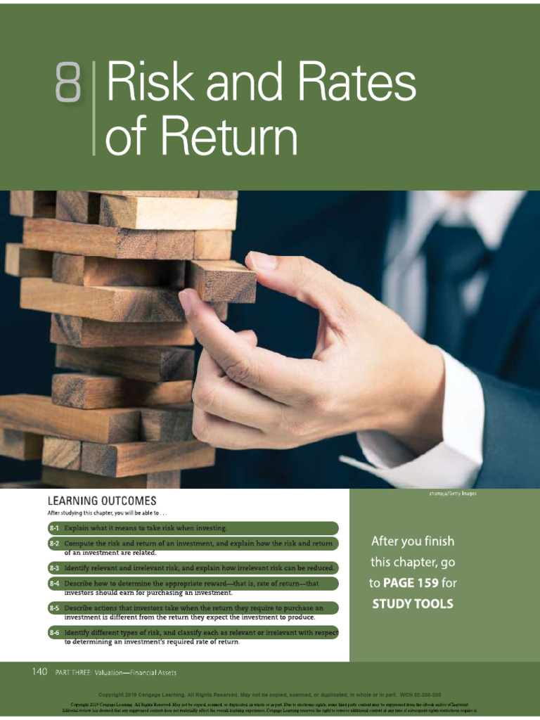 Risk and Rates of Return | PDF | All Rights Reserved | Private Law