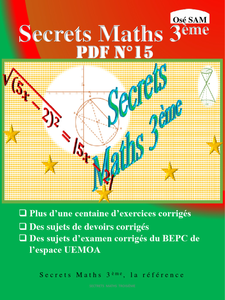 Secrets Maths 3eme | PDF | Entier relatif | Nombre rationnel