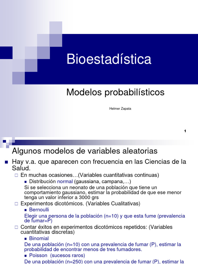 Otros Modelos de Probabilidad 2023-2 | PDF | Probabilidad | Teoría estadística