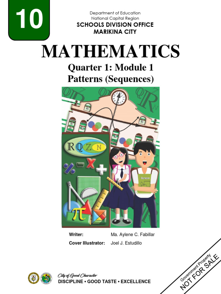 Math GR10 Qtr1-Module-1 | PDF | Function (Mathematics) | Sequence