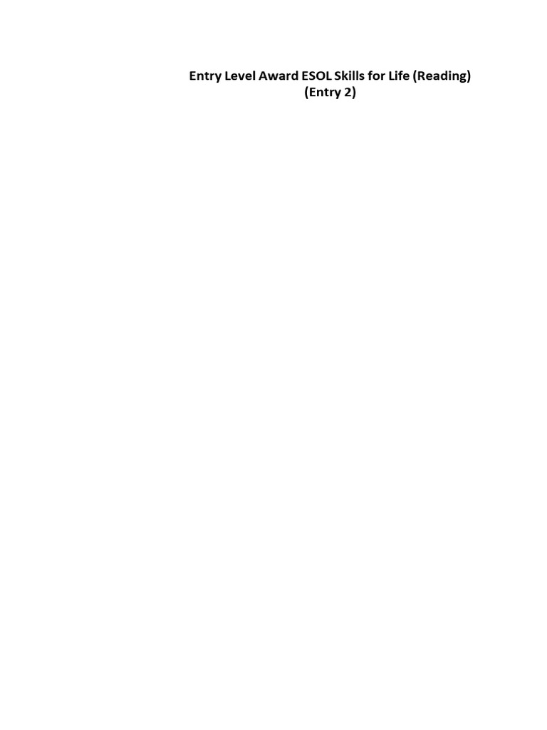 Entry 2 - Reading Diagnostic | PDF | School Meal | Meal