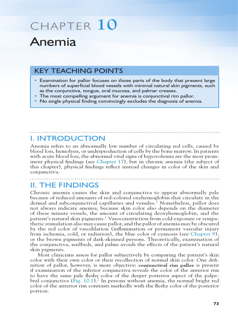 Anemia | PDF | Anemia | Blood Vessel