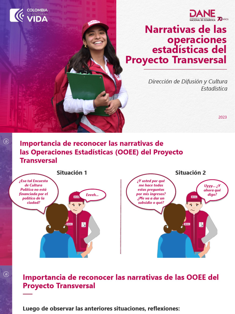 Narrativas OOEE del Proyecto Transversal | PDF | Metodología de ...