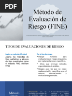 Método William T Fine | PDF | Riesgo | Probabilidad
