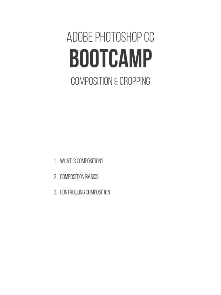 4 Intro To Cropping and Coposition | PDF