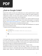 Guia Google Colab | PDF | Python (lenguaje de programación) | Gmail