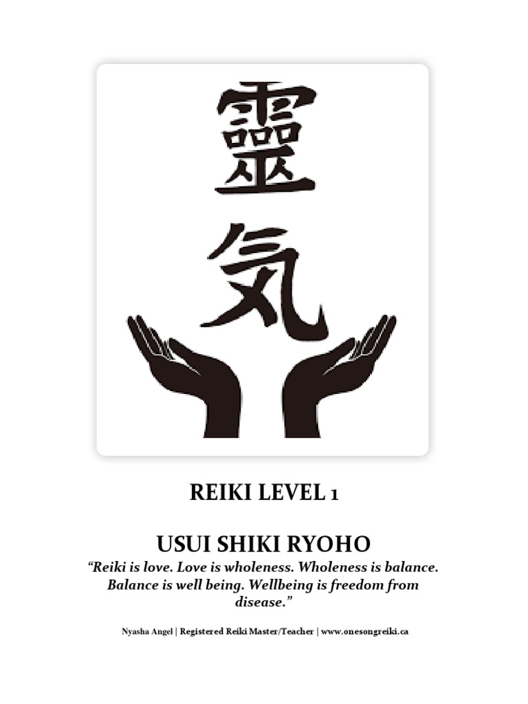 Reiki 1 Manual | PDF | Reiki | Chakra