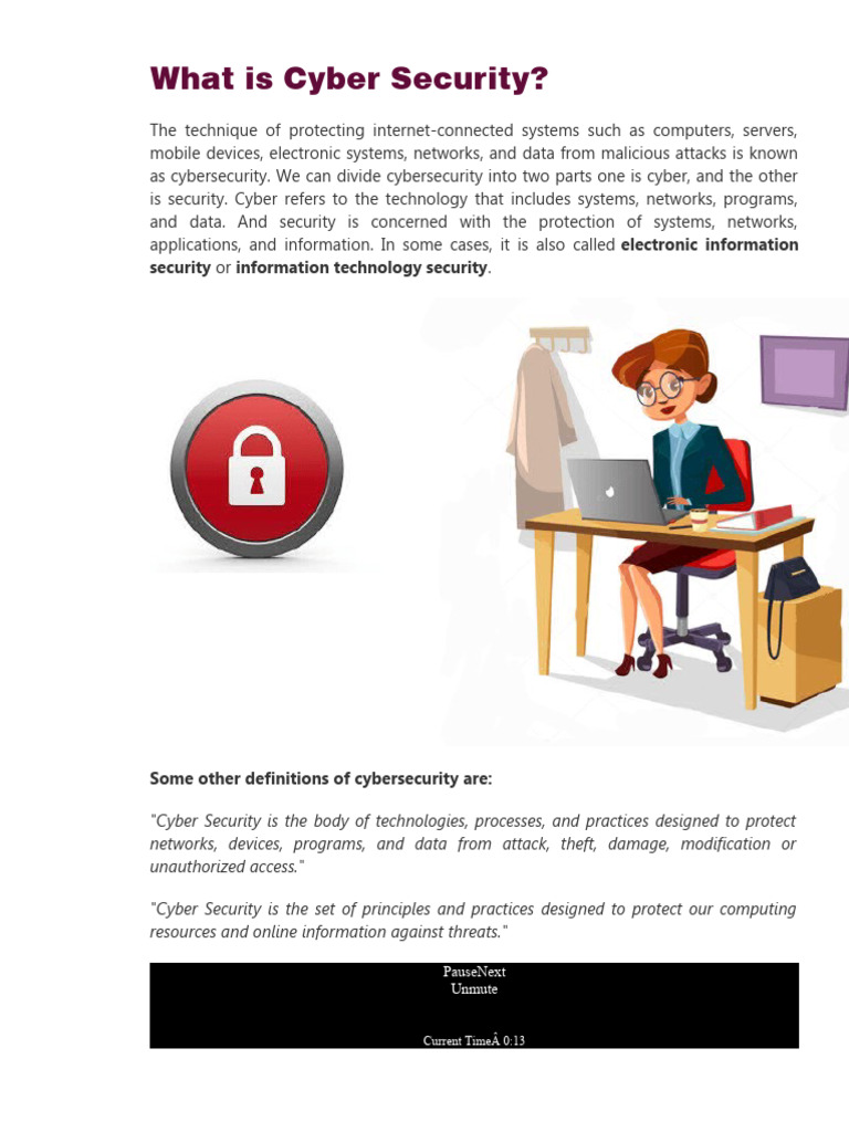 Cyber Security Download Free Pdf Security Computer Security