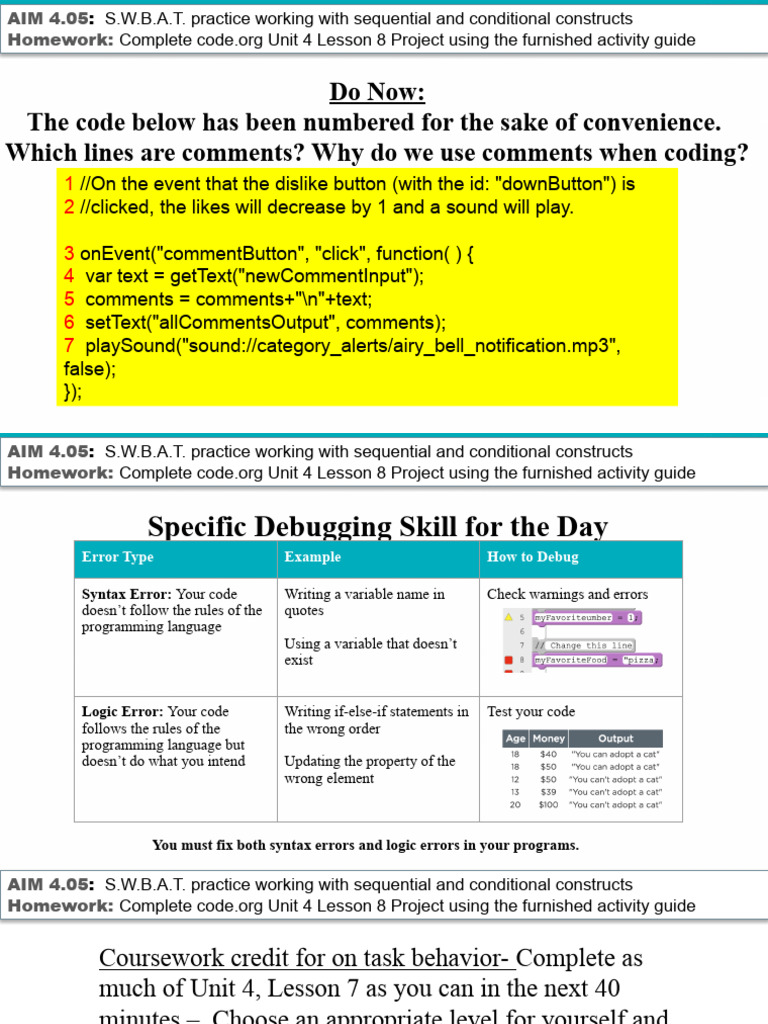 Coding Comments and Debugging Guide | PDF | Programming Language | Software Development