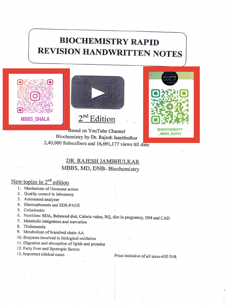 BIOCHEM Jambulkar | PDF