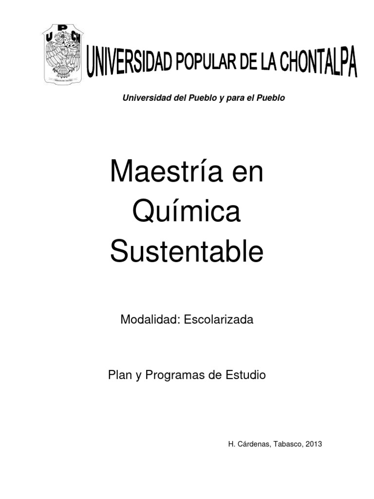 Plan de Estudios | PDF | Biocombustible | Sustentabilidad