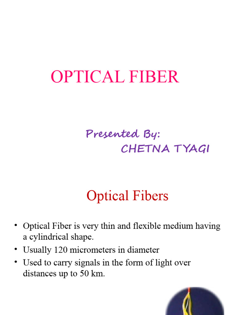 Unit 6optical Fiber | PDF | Optical Fiber | Glass Engineering And Science