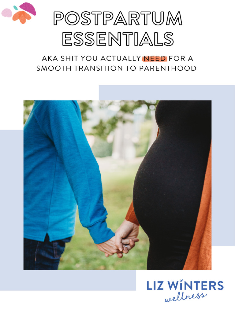 Postpartum Essentials Checklist | PDF | Breastfeeding | Infants