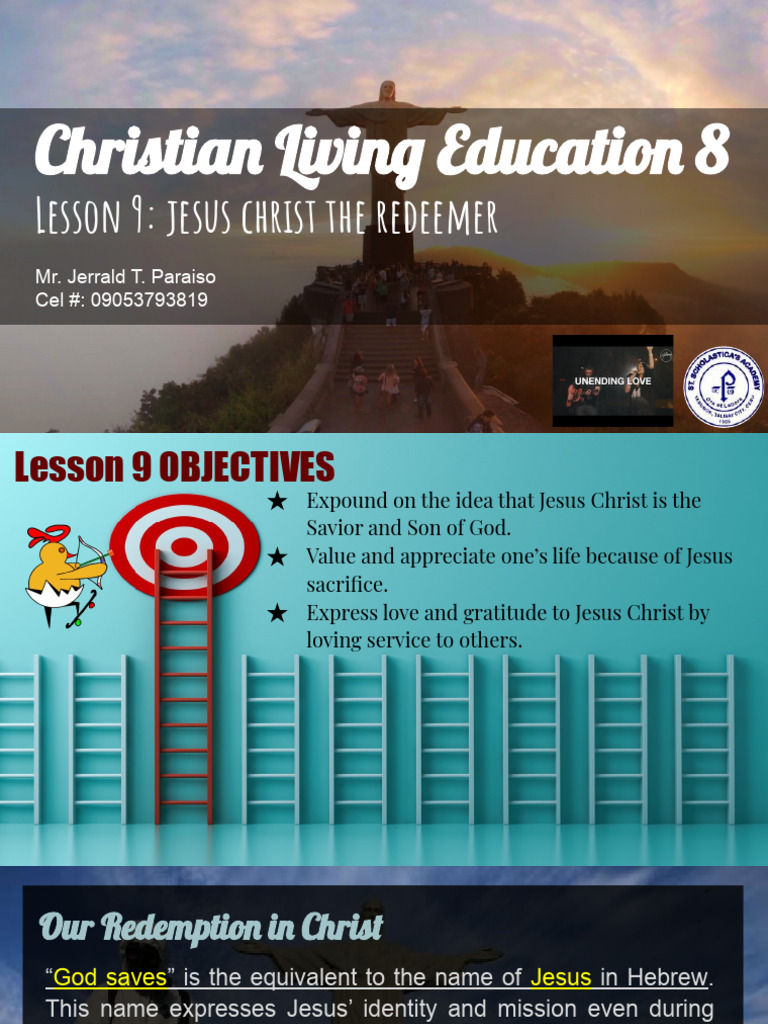 CLE 8 Lesson 9 | PDF | Jesus | Salvation