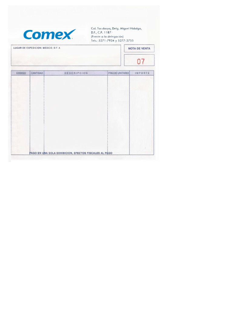 Formato Factura Comex Diseno Grafico | PDF
