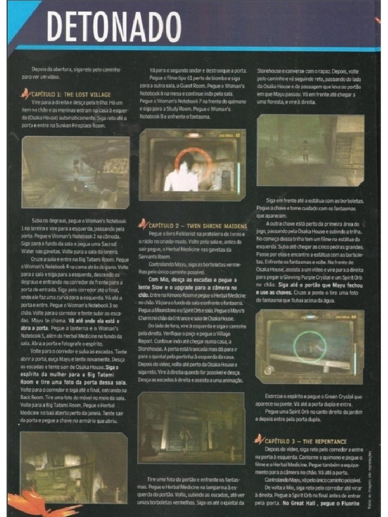 Fatal Frame 2 Detonado | PDF