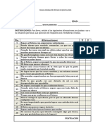 Evaluacion Cognitiva Montreal-MoCA-Test-Spanish | PDF