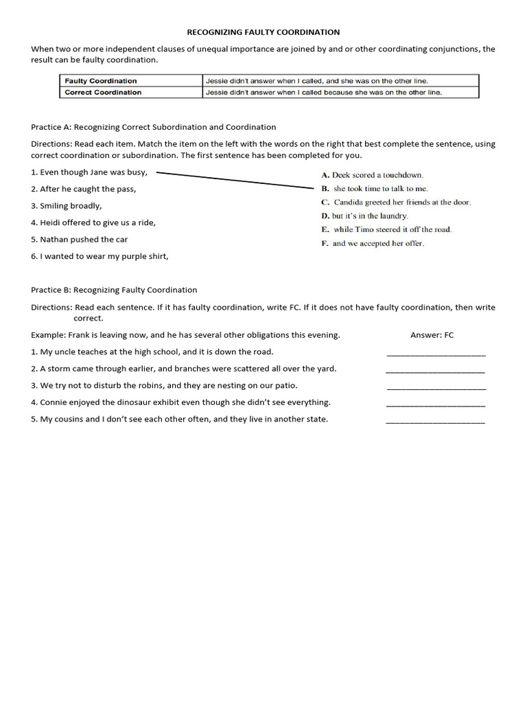 Understanding Faulty Coordination | PDF